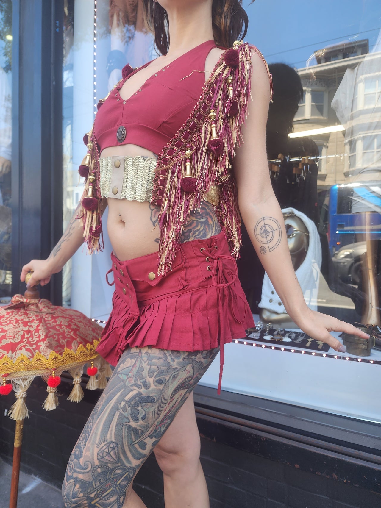 Warrior Fringe Vest, rave outfit, burning man outfit, festival fashion ...