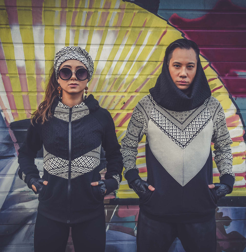 sweater, pull over, oversized, unisex sweater, burning man, street wear ...