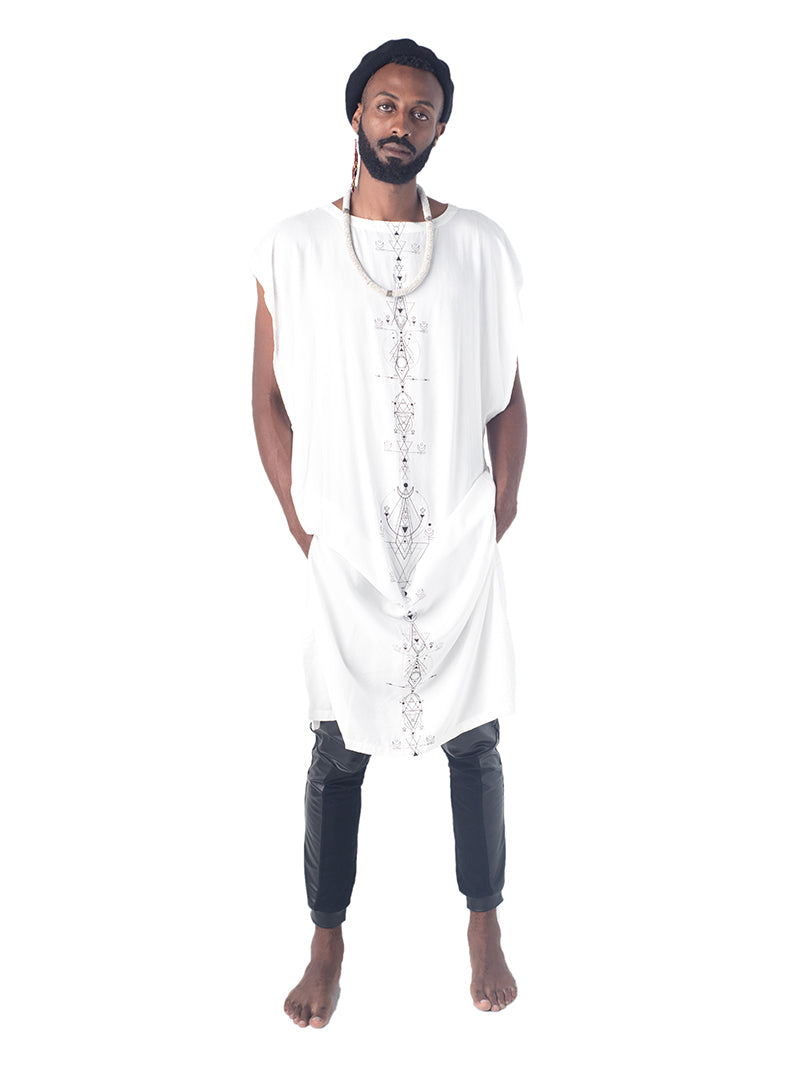 Lunar print long Tunic Dress, toga,muumuu dress, bohemian fashion, boho ...