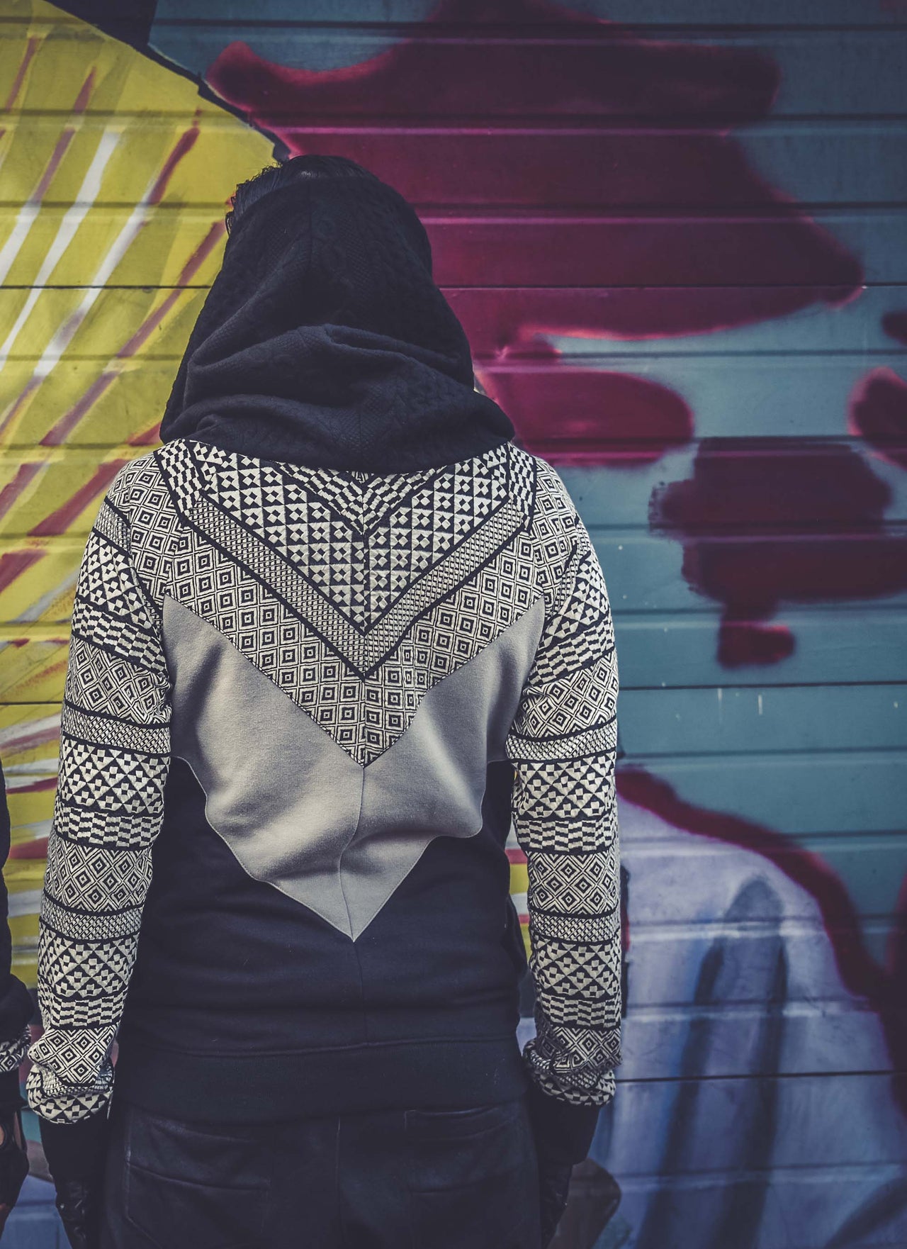 sweater, pull over, oversized, unisex sweater, burning man, street wear ...